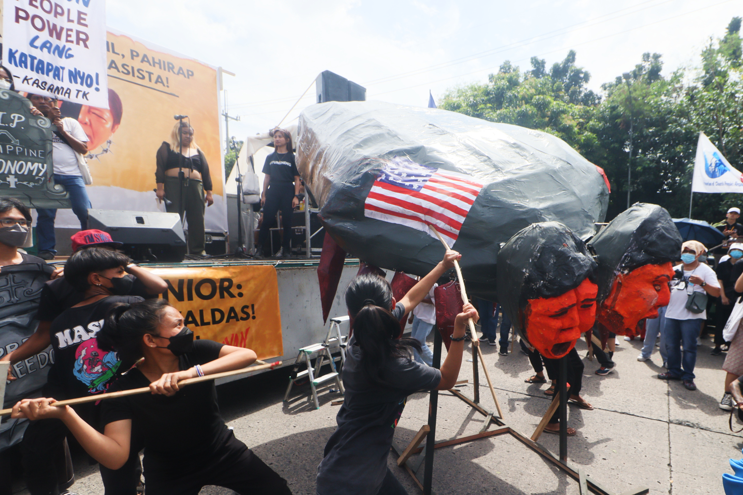 Protests Commemorate 37th Edsa People Power Anniversary – Mata Press